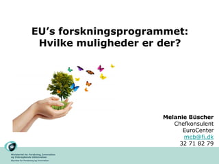 Fp7 kulturstyrelsen Melanie Büscher | PDF