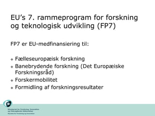 Fp7 kulturstyrelsen Melanie Büscher | PDF