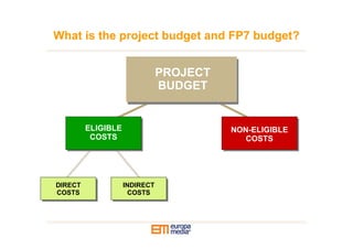 FP7 project negotiation, management and financial rules | PPT