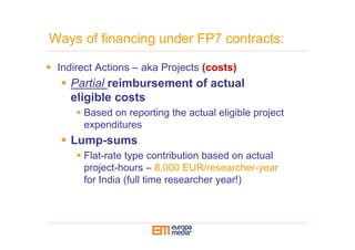 FP7 project negotiation, management and financial rules | PPT | Free ...