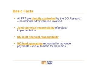 FP7 project negotiation, management and financial rules | PPT