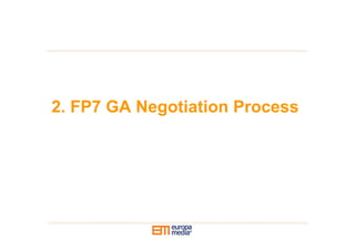 FP7 project negotiation, management and financial rules | PPT | Free ...