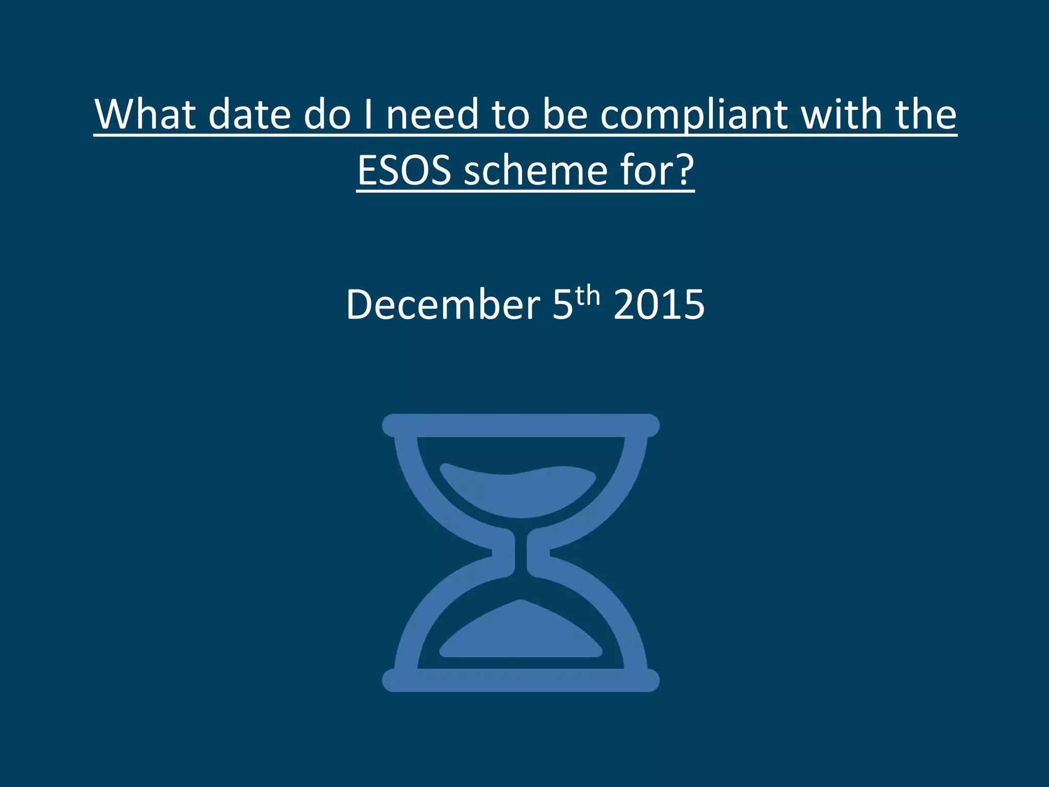 ESOS Explained | PPTX | Business | Business and Finance