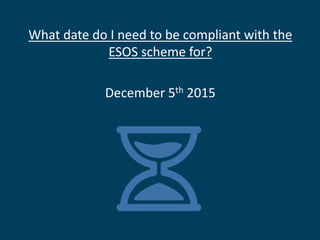 ESOS Explained | PPTX | Business | Business and Finance