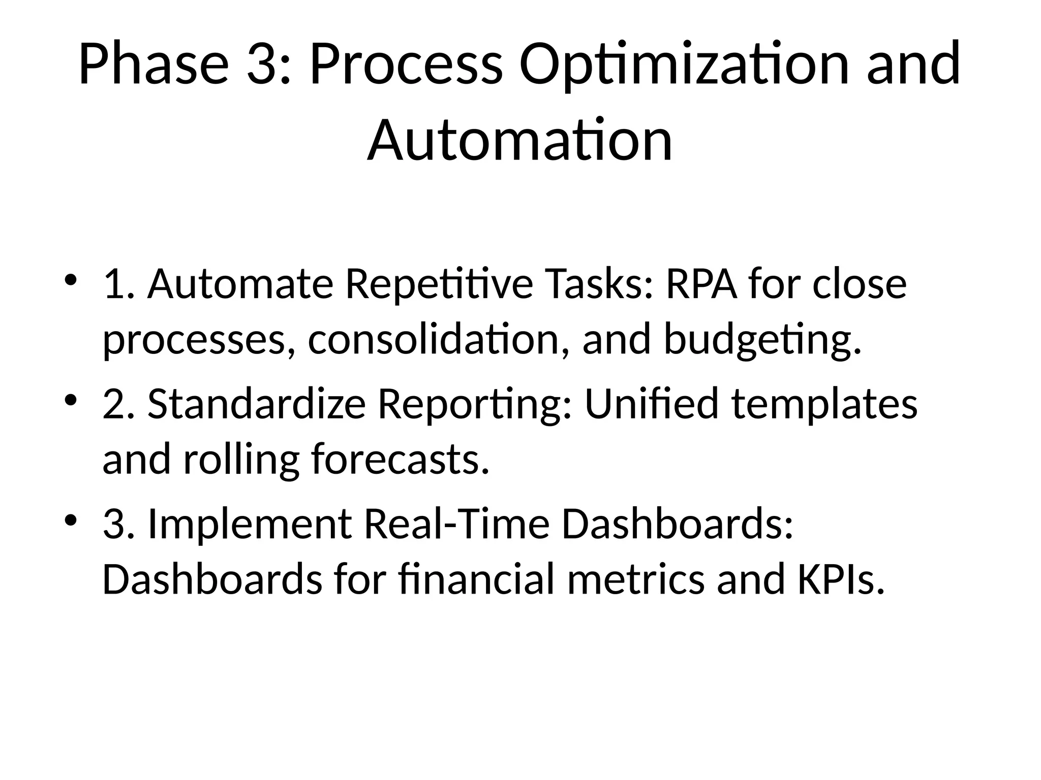 FP&A CoE Transformation Plan in financial planninf | PPTX