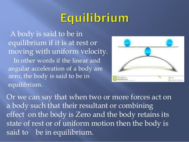Equilibrium