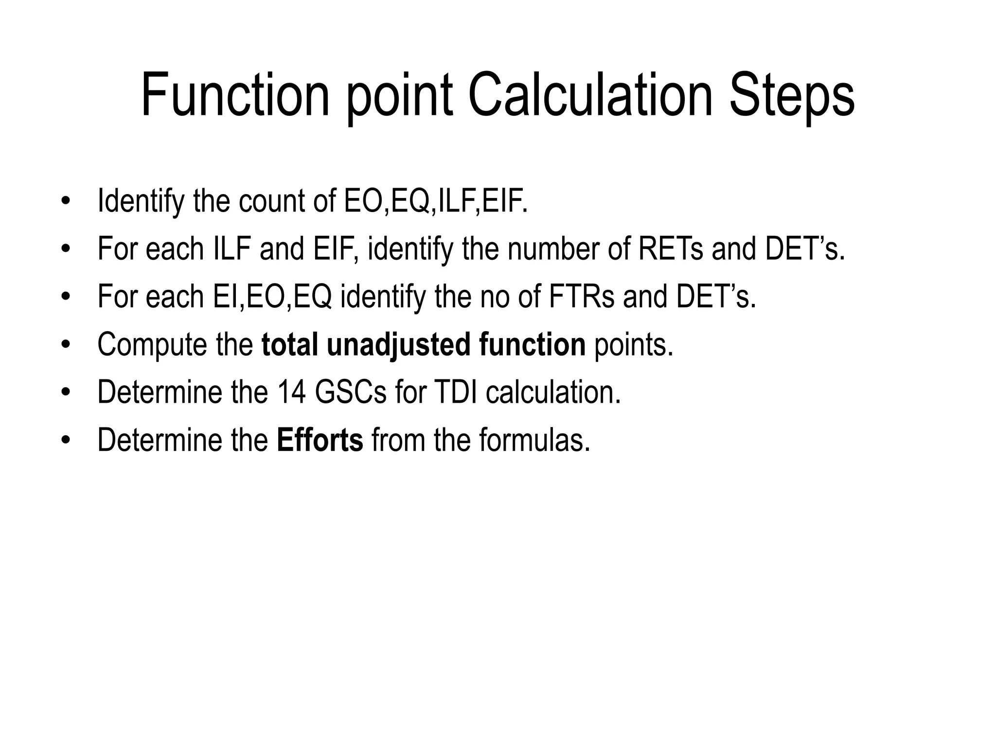 Fp analysis counting functional points | PPT