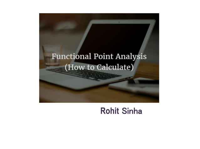 Fp analysis (counting functional points) | PPT