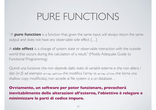 Programmazione funzionale e Stream in Java | PDF