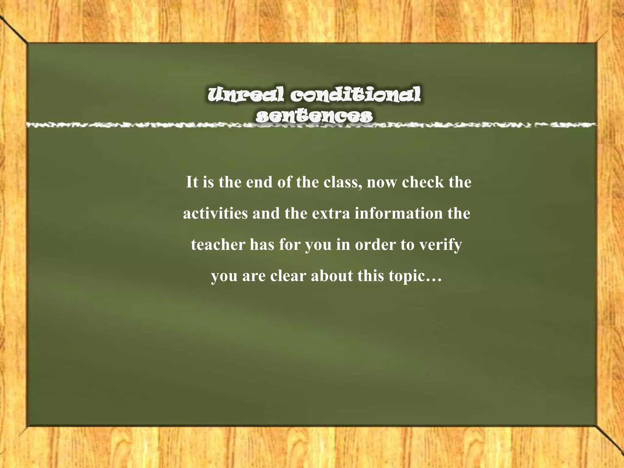 Unreal Conditionals | PPTX