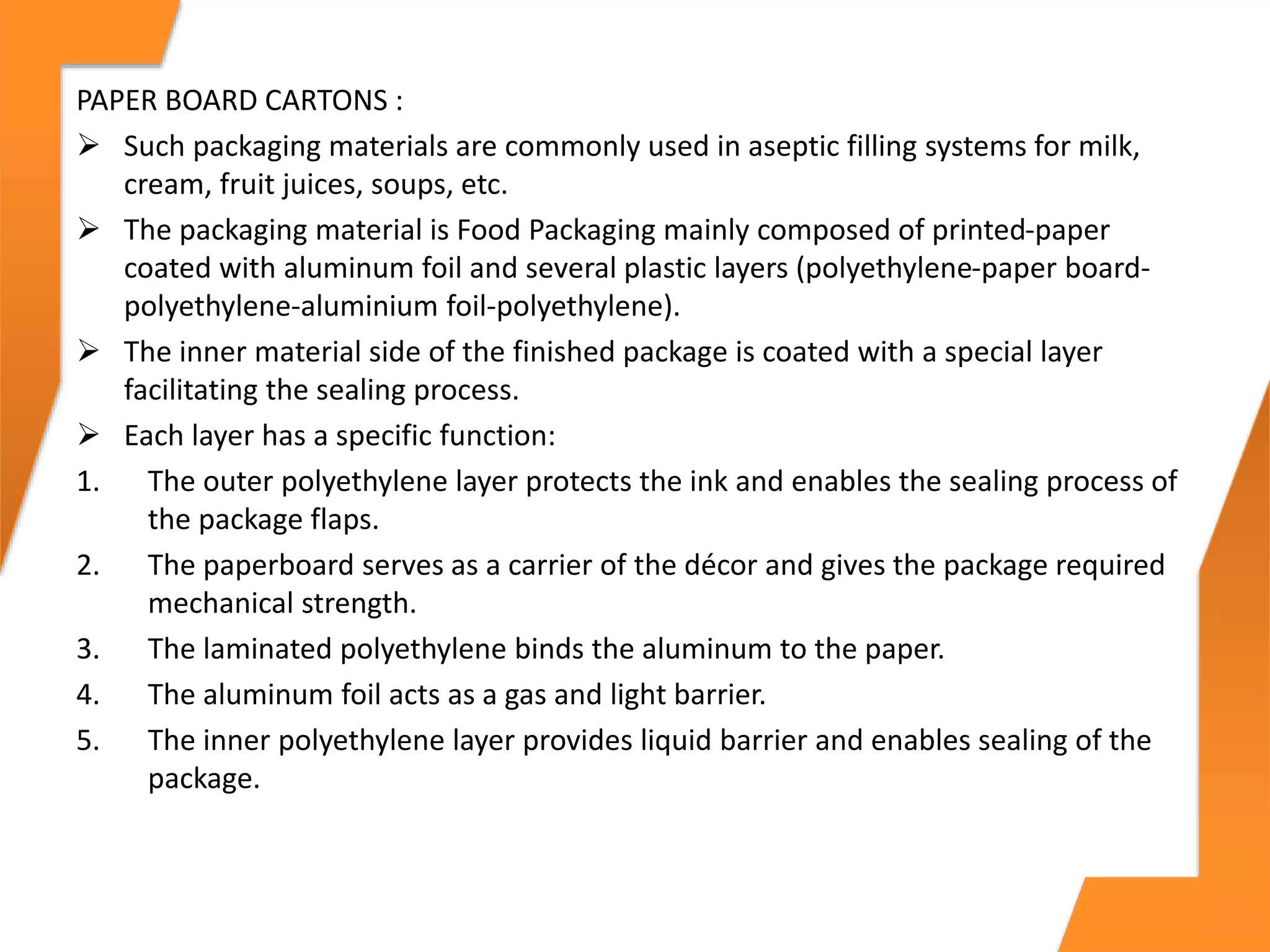 Aseptic, intelligent and retort packaging | PPTX