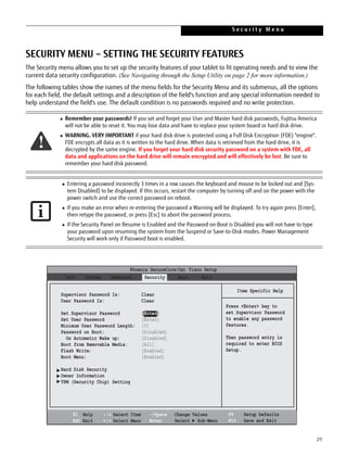 Fujitsu LIFEBOOK S752 Bios Guide | PDF