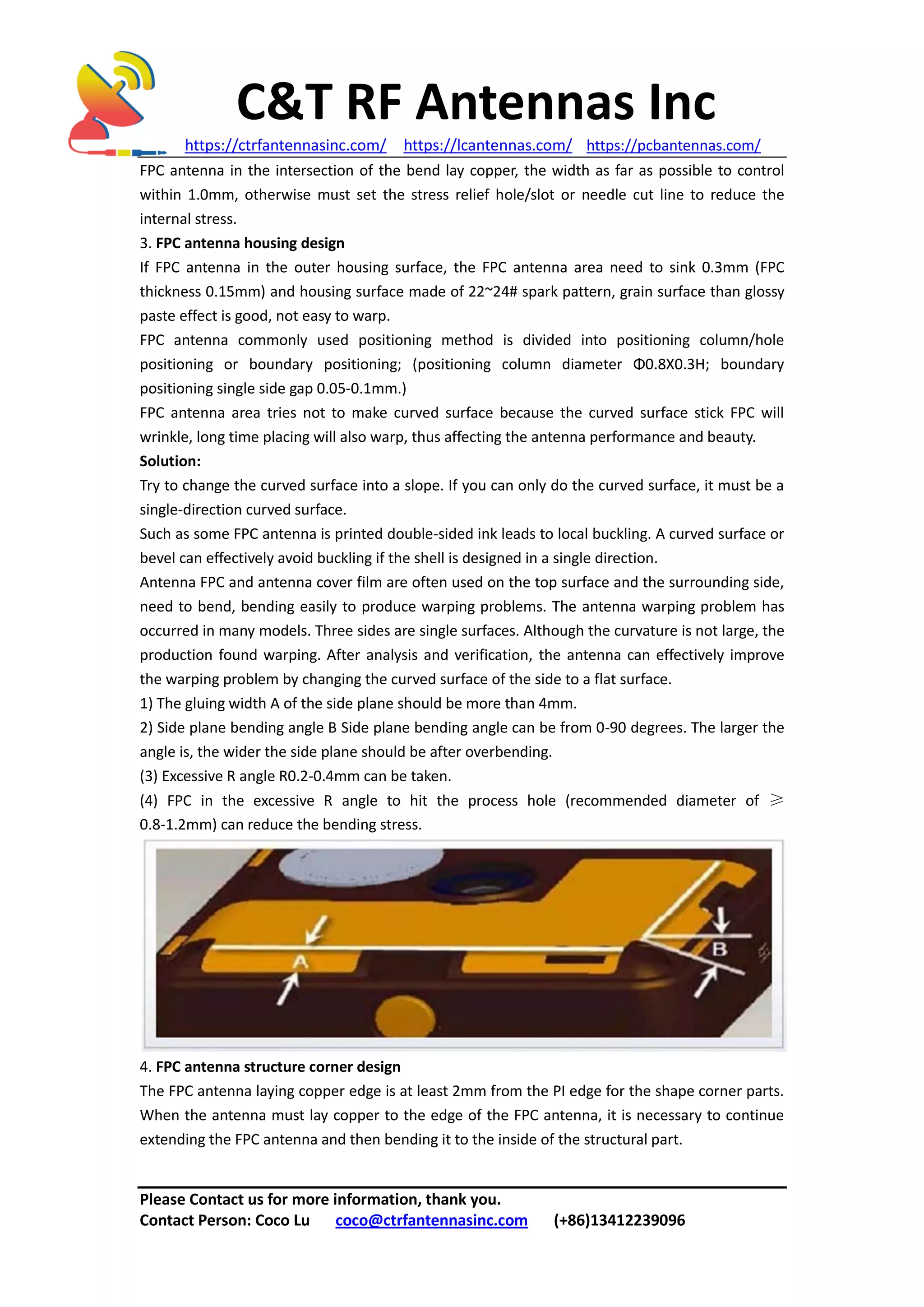FPC antenna design guidelines | PDF