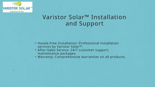 FPC SOLAR WATER HEATER by Varistor Solar™ | PPT