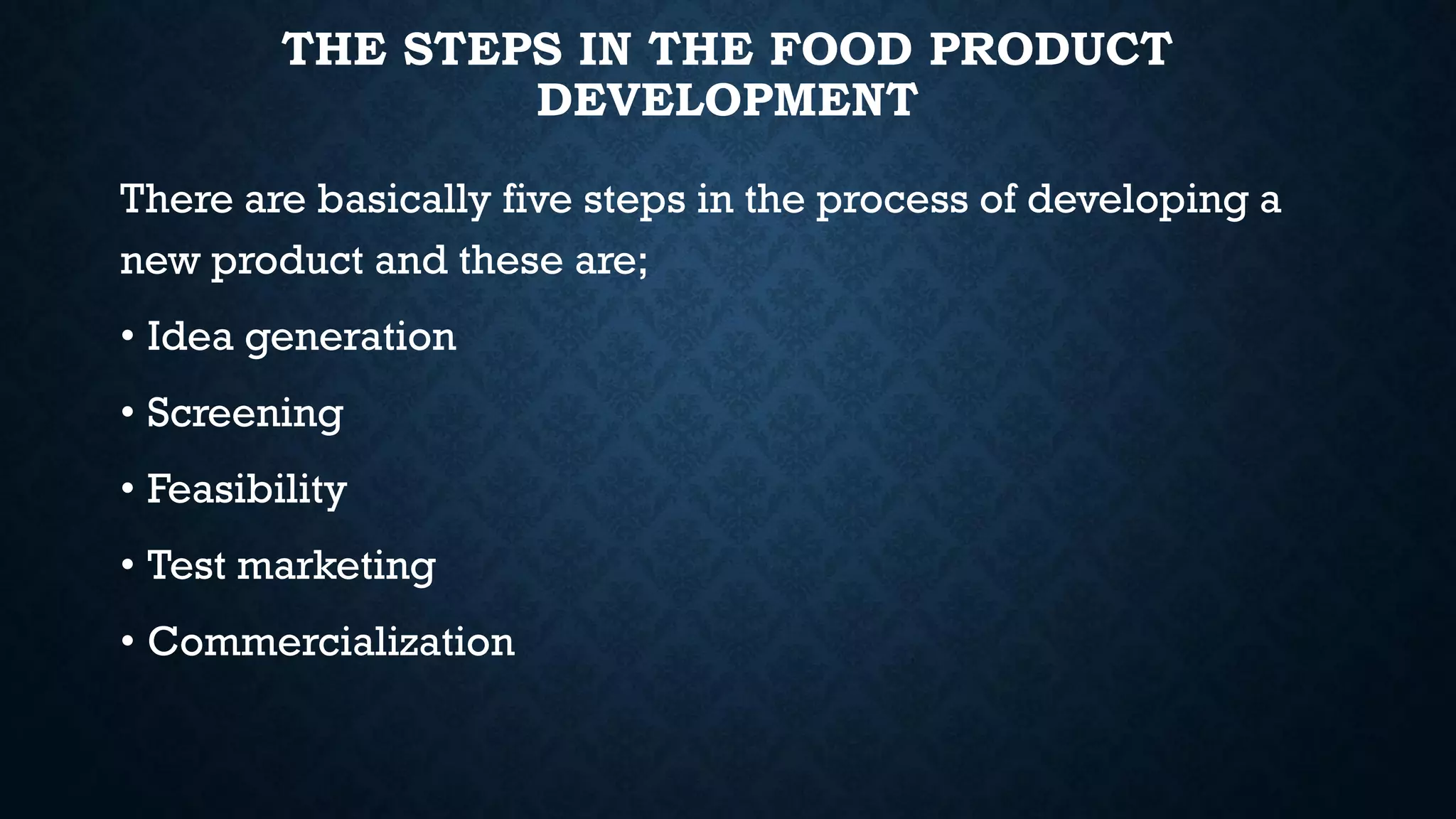 FOOD PRODUCT DEVELOPMENT | PDF