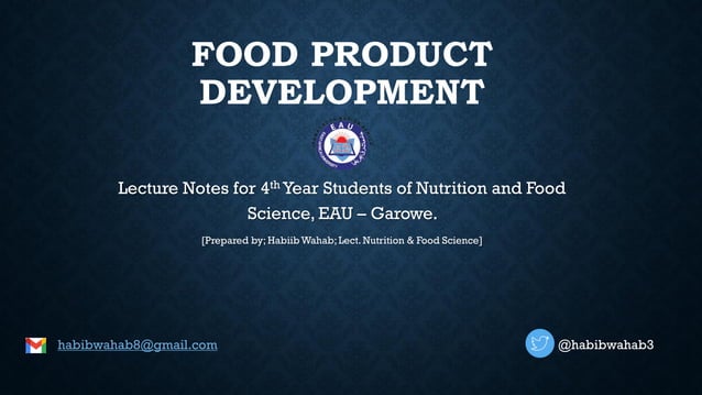 FOOD PRODUCT DEVELOPMENT | PDF