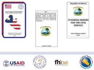 Developing an ed management policy for liberia | PPTX