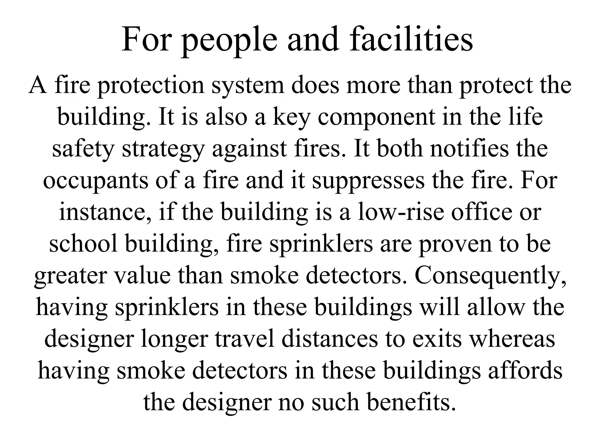 Fire protection basic design concept according to NFPA | PPT