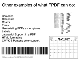 The FPDF Library | PPT
