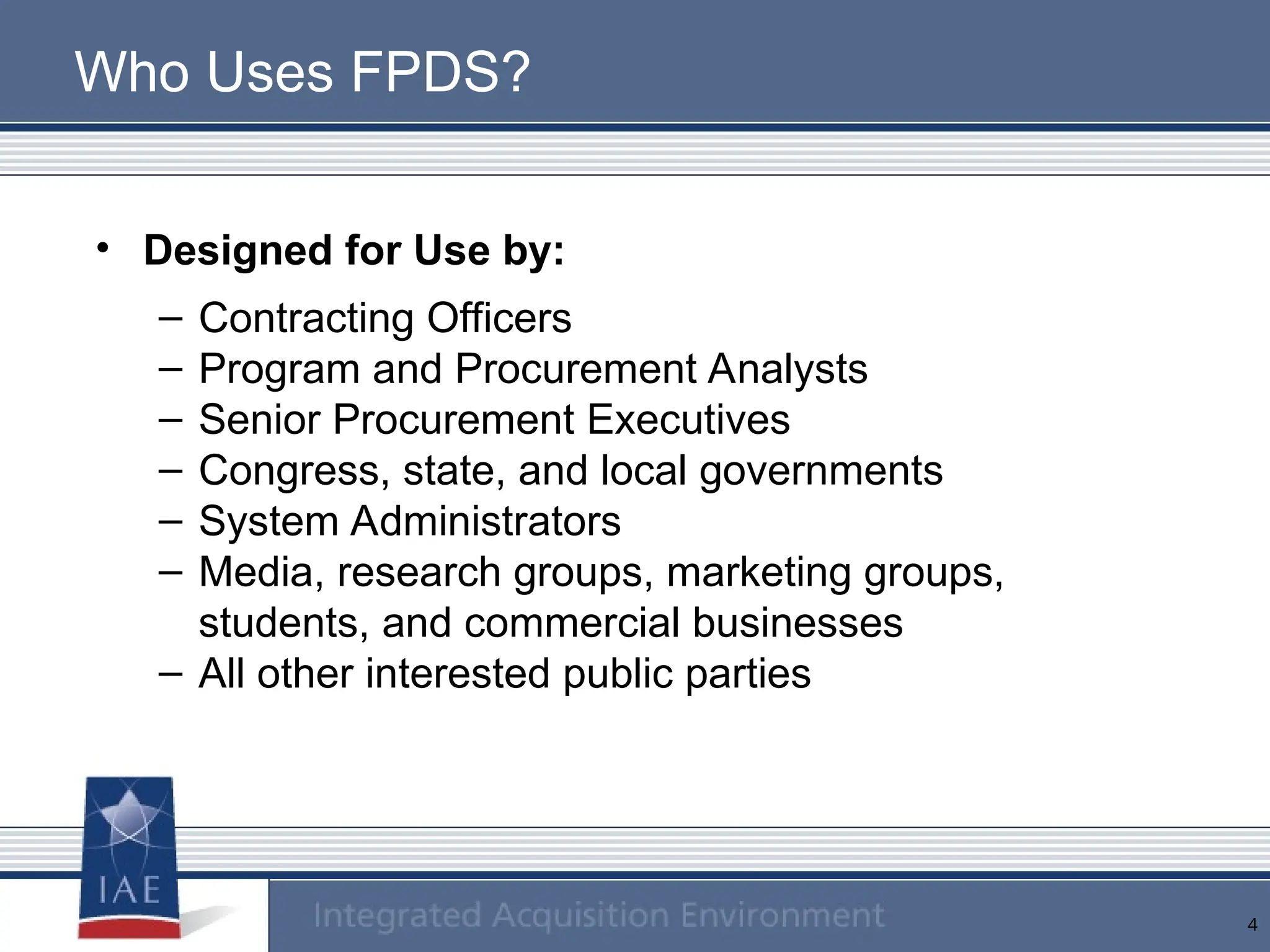 Federal Procurement Data System_Overview.ppt
