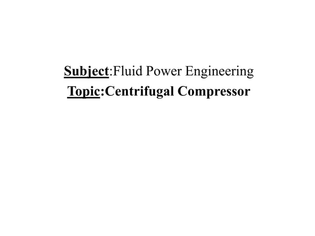Fluid Power Engineering | PPT