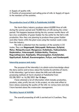 AAVIN internship report | PDF