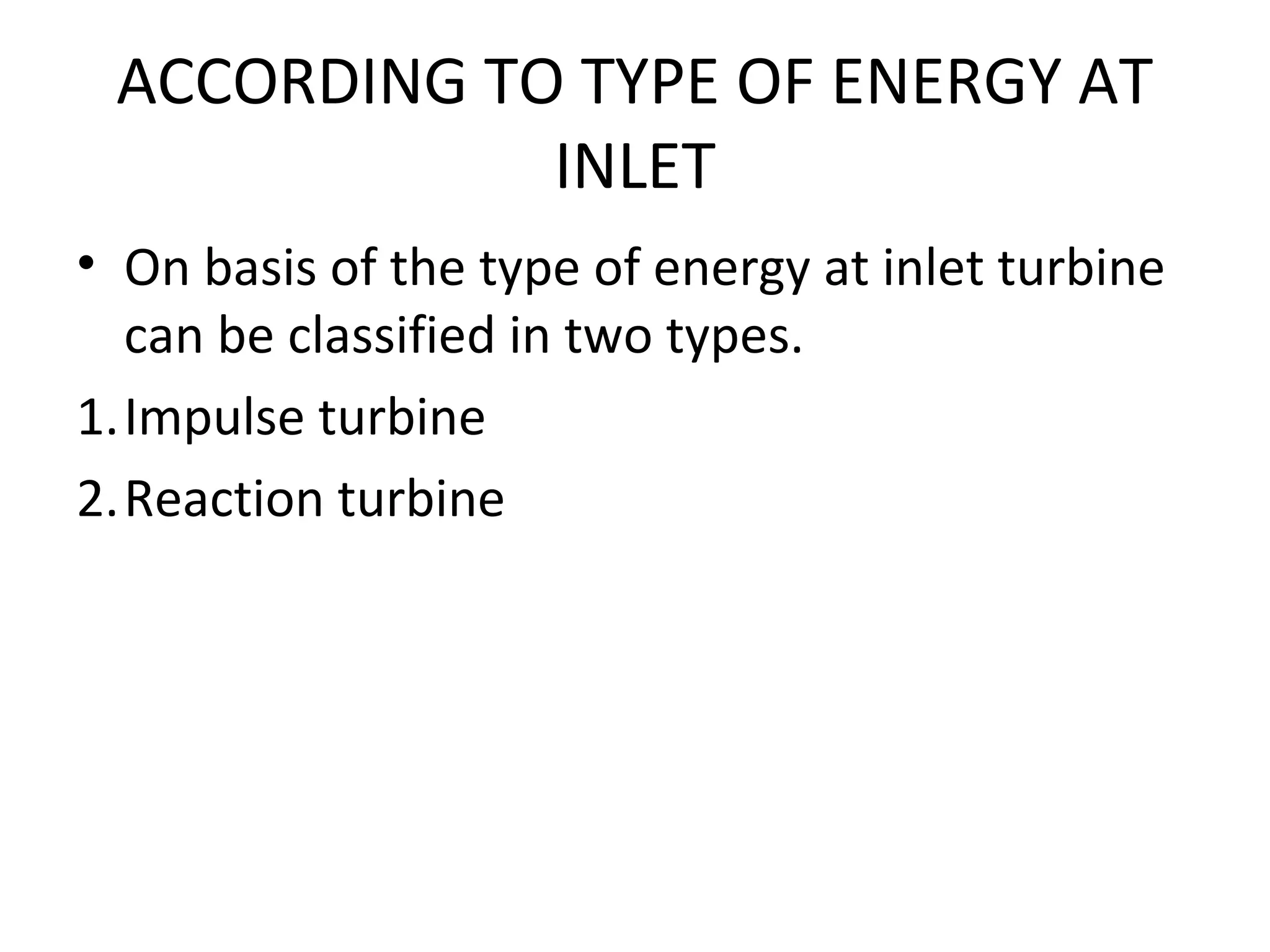 Reaction and Impulse Turbine (Comparison) | PPT