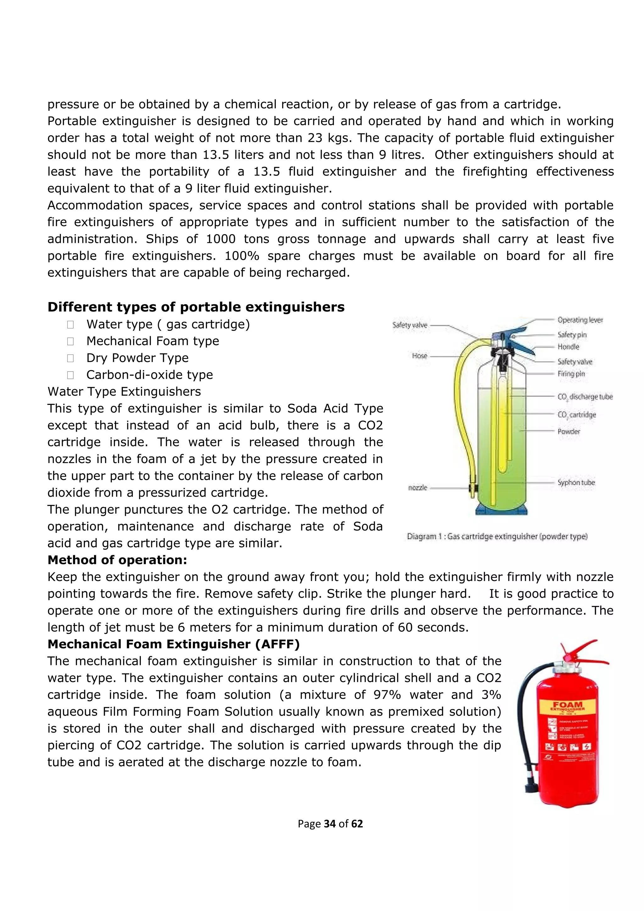 Fire prevention and Fire Fighting(FPFF) | PDF