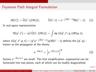 Feynman Path Integral and Financial Market | PDF