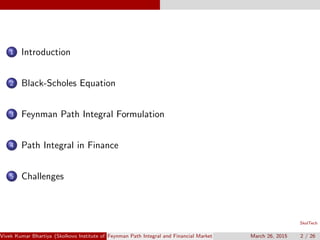 Feynman Path Integral and Financial Market | PDF