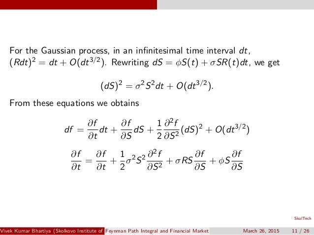 Feynman Path Integral and Financial Market