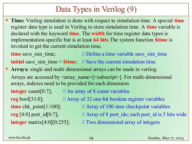 Fpga 05-verilog-programming