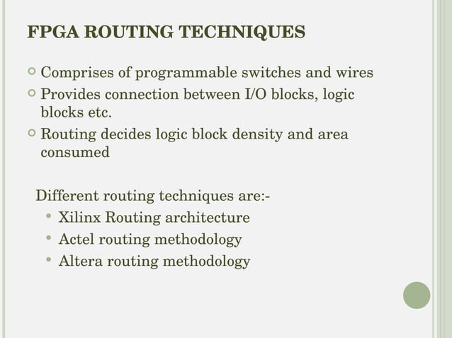 FPGA | PPT | Programming Languages | Computing