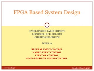Fpga 12-event-control | PPT | Free Download