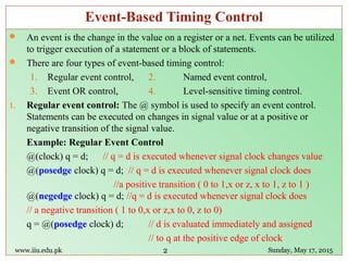 Fpga 12-event-control | PPT