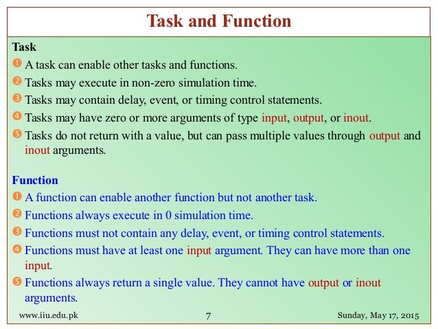 Fpga 13 Task And Functions 6634