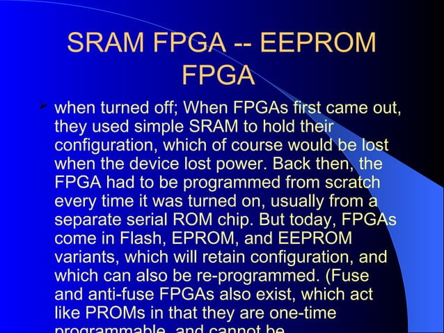 FPGA-Architecture Basics and Description.pptx FPGA-Architecture Basics and Description.pptx
