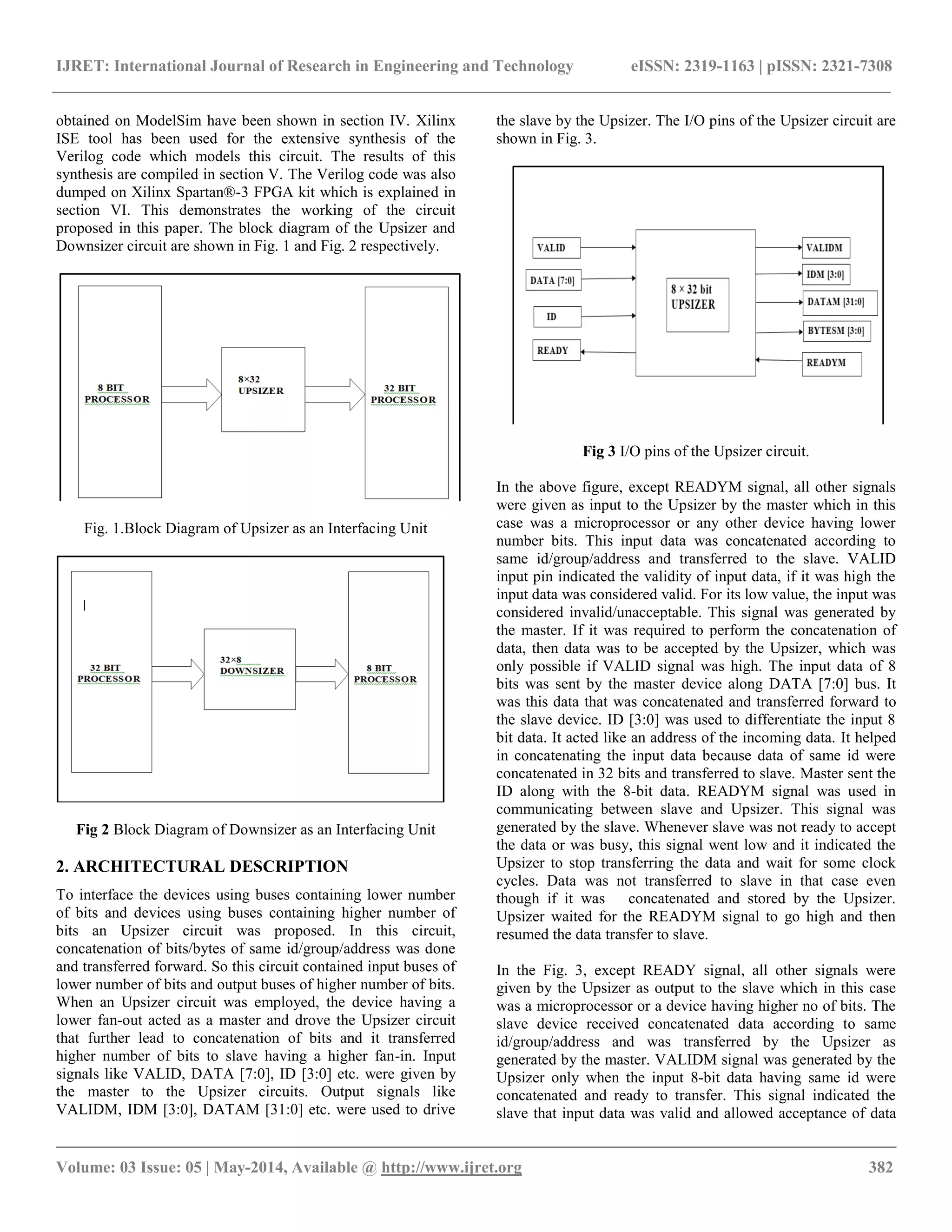 Fpga based interfacing for 8-bit and 32-bit electronic devices | PDF