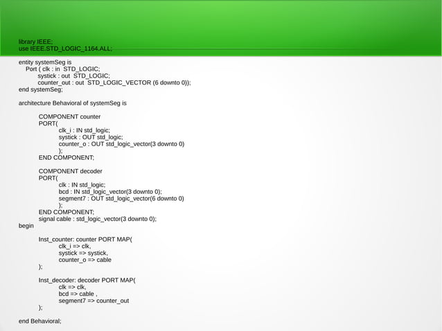 Fpga Creating Counter With Internal Clock Ppt 