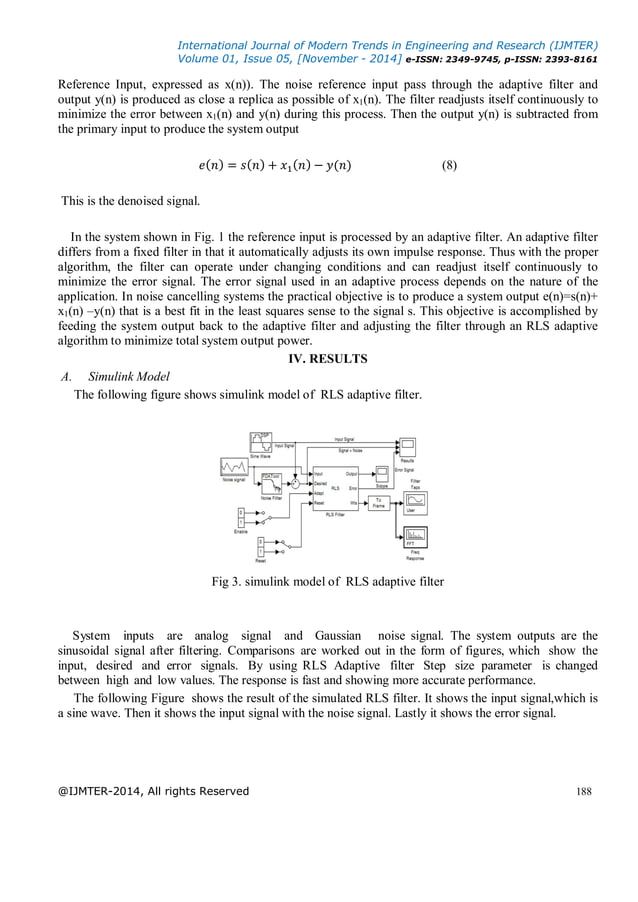 FPGA IMPLEMENTATION OF NOISE CANCELLATION USING ADAPTIVE ALGORITHMS | PDF | Digital Audio ...