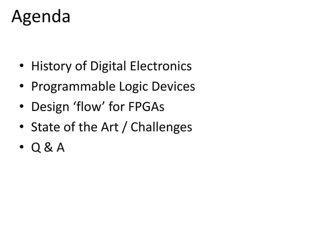 A Quick Introduction to Programmable Logic | PPT