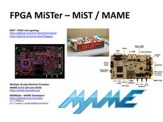 FPGA MiSTer (July 2019) | PPT