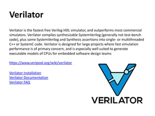 Tools for FPGA Development | PPT