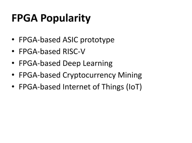 Tools for FPGA Development | PPT