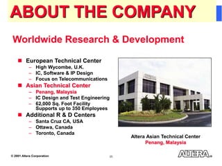 Altera FPGA Marketing Report | PPT