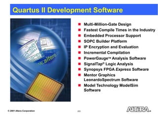 Altera FPGA Marketing Report | PPT