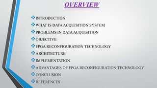 FPGA Data Acquisition System in Industrial Scene | PPT