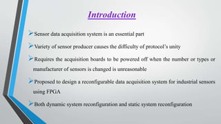 FPGA Data Acquisition System in Industrial Scene | PPT