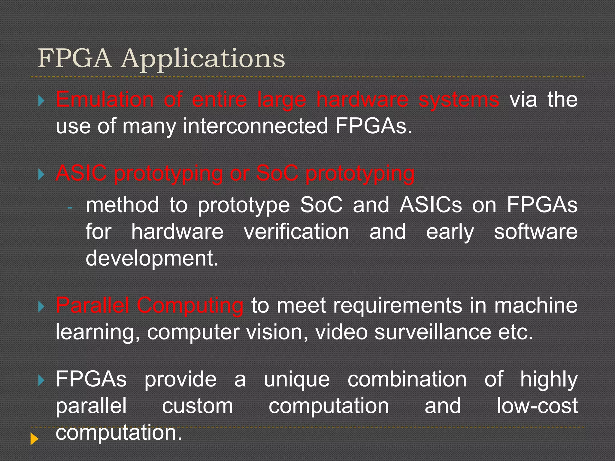 FPGA Architecture and application | PPT FPGA Architecture and application | PPT