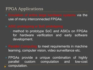 Fpga architectures and applications | PPTX